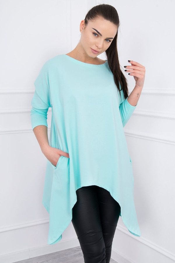 OVERSIZE MINT BLOUSE