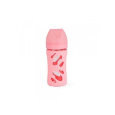 TWISTSHAKE ANTI-COLIC STAKLENA FLAŠICA 260ML PASTEL PINK