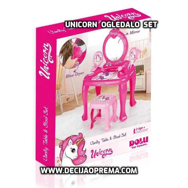 Unicorn Ogledalo Set za šminkanje