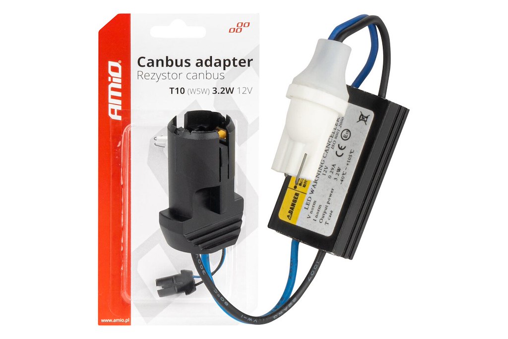 CANBUS otpornik za LED sijalice 12V 3.2V T10 V5V AMIO-04087 Jedinstvena ponuda