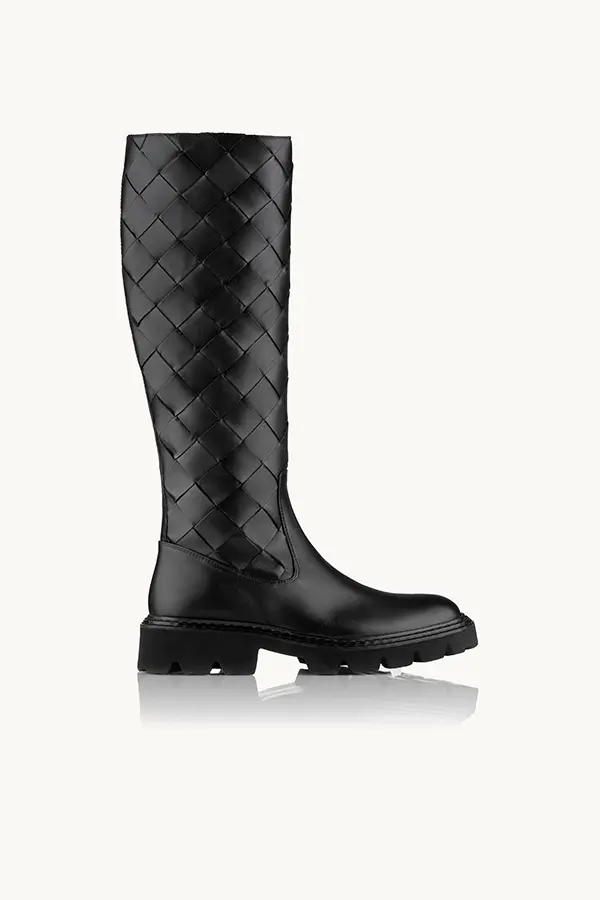 NAKA Ženske čizme Squared Comfort, Crne
