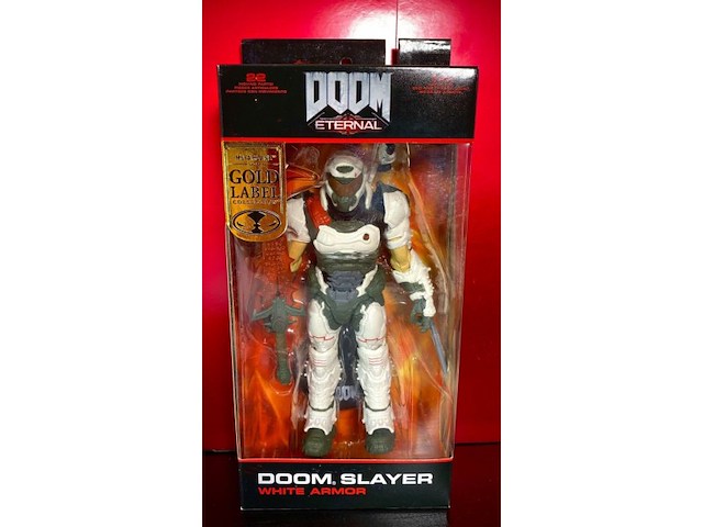 Doom Eternal  Doom Slayer White Armor 18 McFarlane