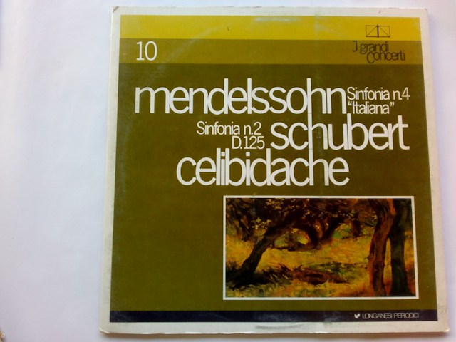 Grandi concerti 10 - LP - Mendlson,Šubert - Celibidache