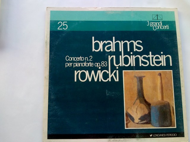 Grandi concerti 25 - LP - Brams - Rubinštajn, Rowicki