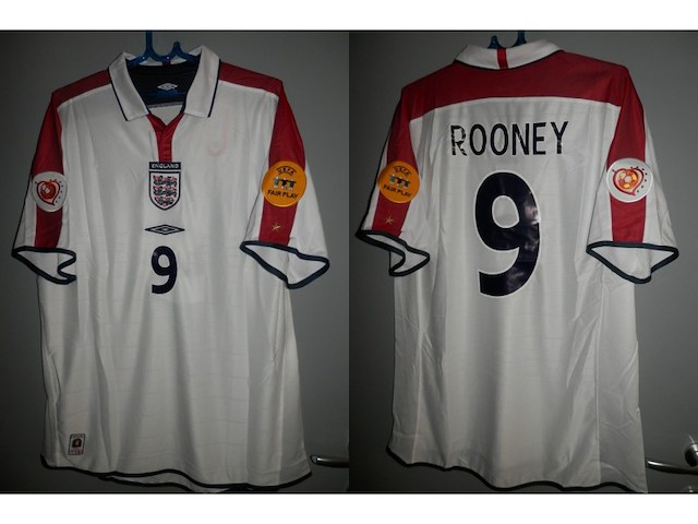 Engleska dres (EURO 2004) Wayne Rooney 9 England