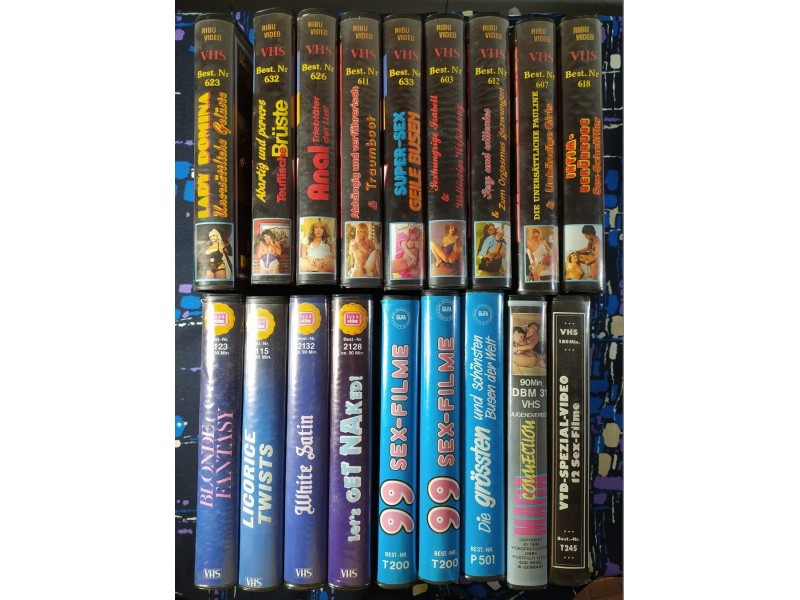 LOT 18 VHS Kaseta (18+)