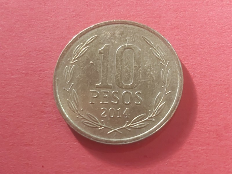 Čile - 10 pesos 2014 god