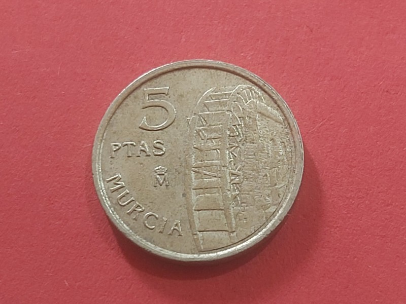 Španija - 5 pesetas 1999 god Murcia