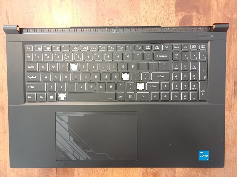 Palmrest , touchpad i tastatura za Gigabyte G7 MF