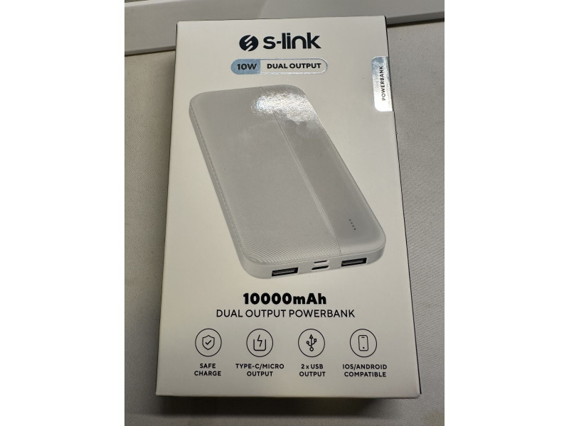 Eksterna baterija S-Link IP-G10N 10000mAh beli