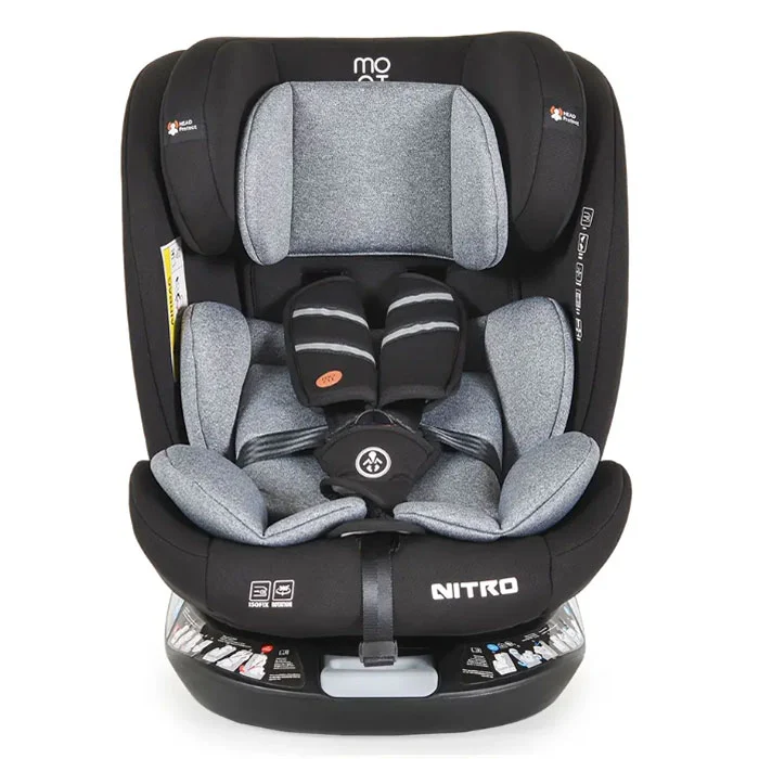 Moni auto sedište Nitro isofix 0-36kg Grey