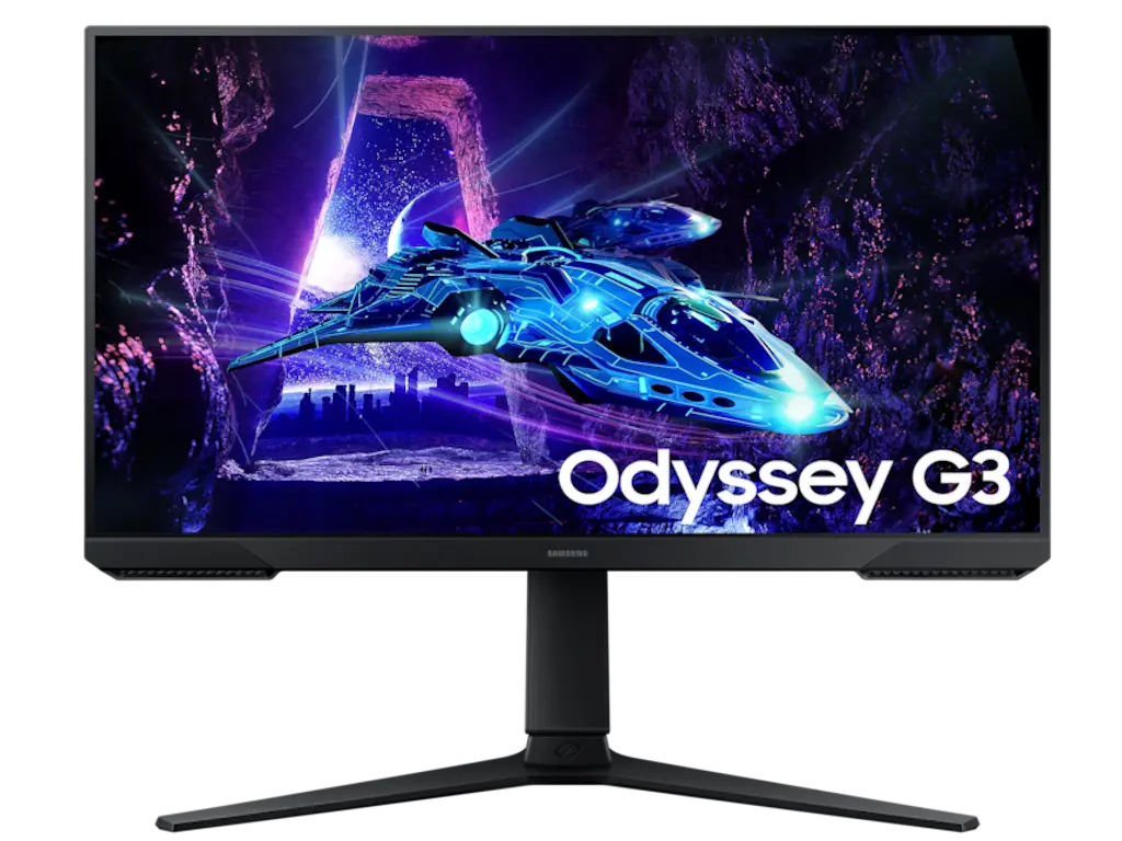 SAMSUNG gejmerski monitor LS24DG302EUXEN 24"/VA/1920x1080/180Hz/1ms MPRT/HDMI,DP/Freesync/Pivot/VESA/crna