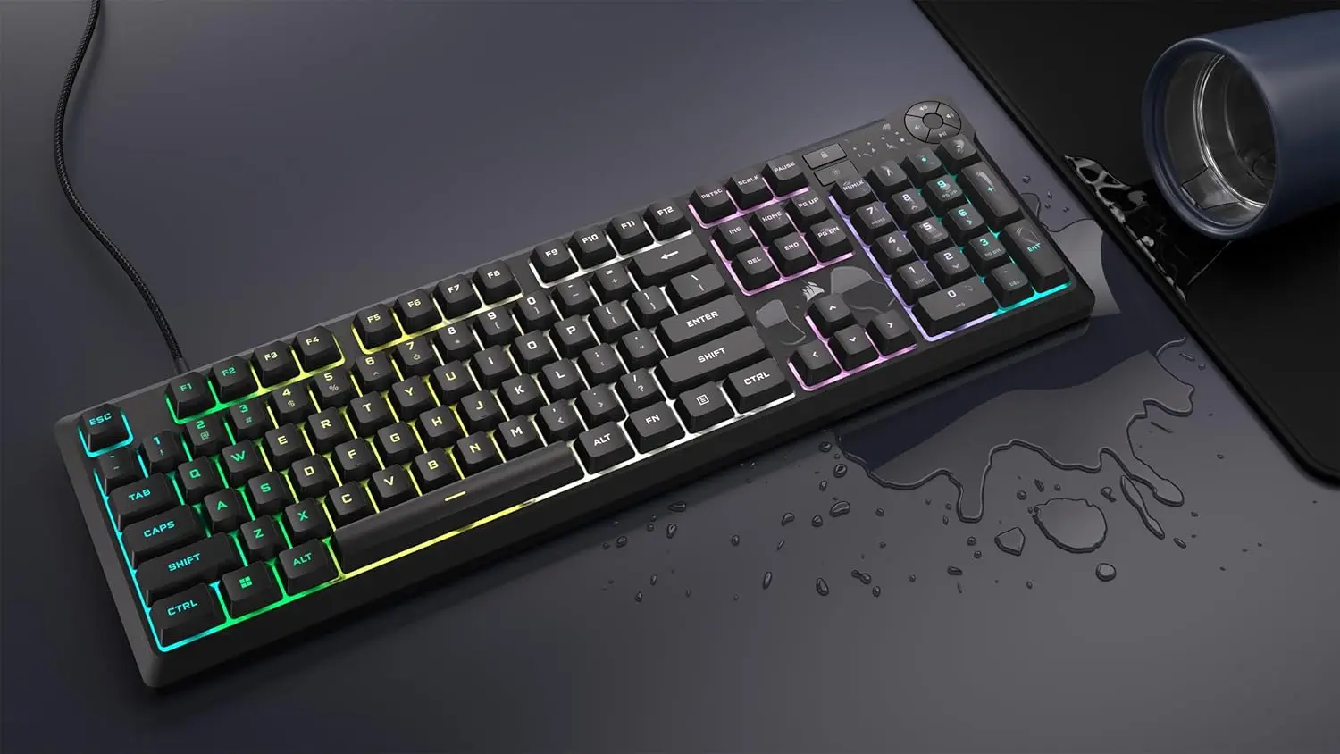 Tastatura CORSAIR K55 CORE žična/CH-9226C65-NA/gaming/crna