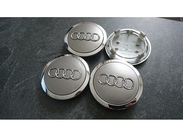 NOVO AUDI cepovi za felne 69mm sive boje