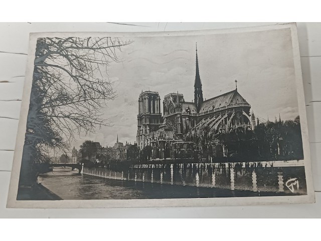 Razglednica..Pariz...Notre Dame..1935