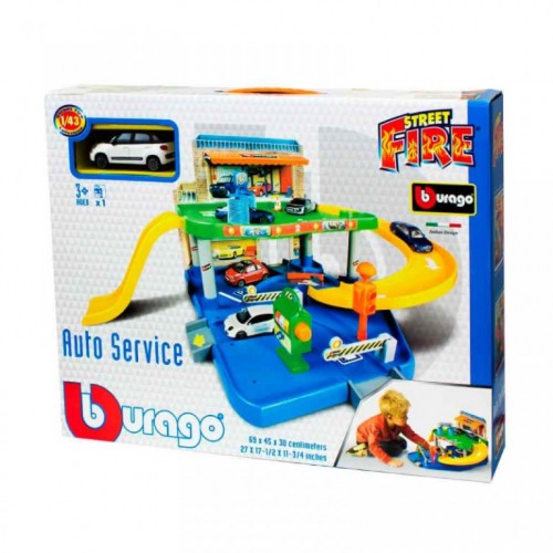 Burago city garaza set sa autic BU30039