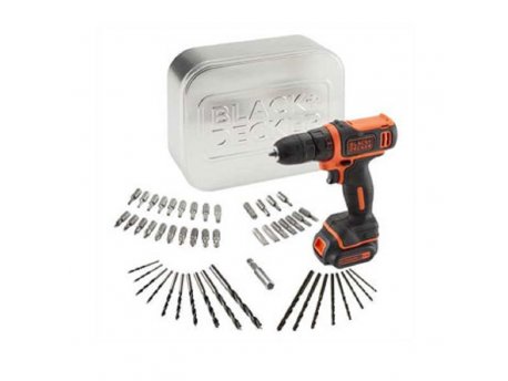 BLACK&DECKER BDCDD12A80T AKUMULATORSKA BUŠILICA ODVIJAČ 10.8 LI-ION + LIMENKA + PRIBOR CENA