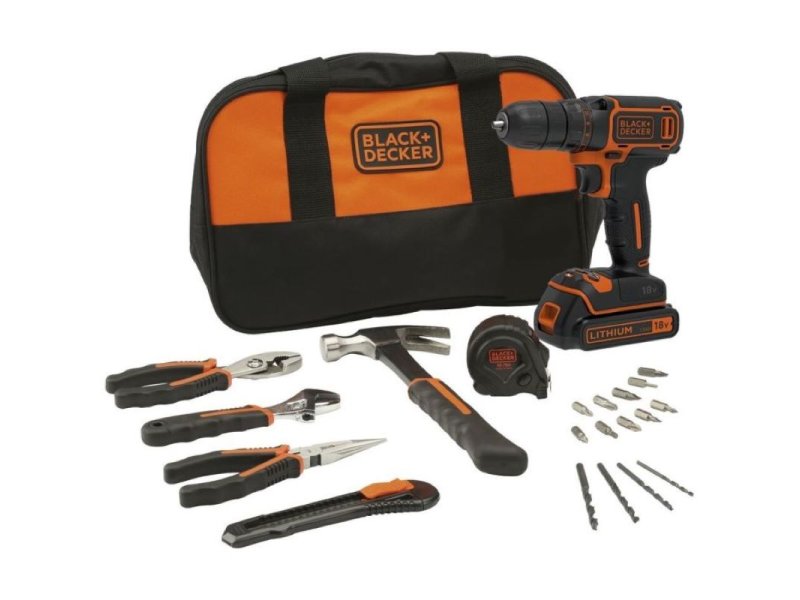 BLACK&DECKER BDCDC18HTSA-QW ACU ŠRAFILICA SET