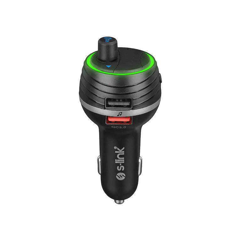 S-LINK MP3 FM modulator SL-BT403 RGB Bluetooth V5.0 LED ekran