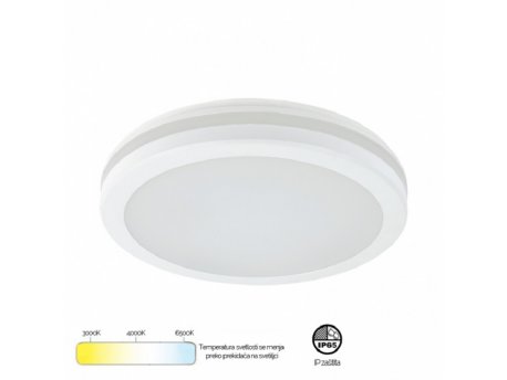 BBLINK LED PLAFONJERA X09-300-24W 3000/4000/6500K IP65 BELA