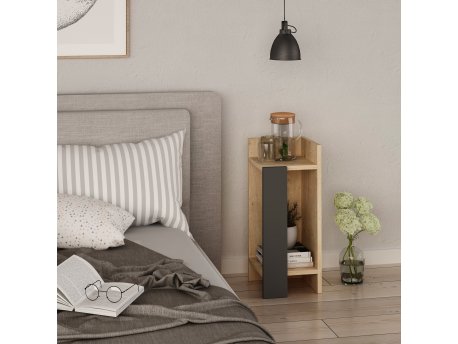 HANAH HOME KOMODA ELOS RIGHT OAK ANTHRACITE