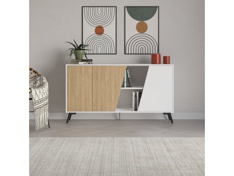 HANAH HOME KOMODA FIONE 150 OAK WHITE