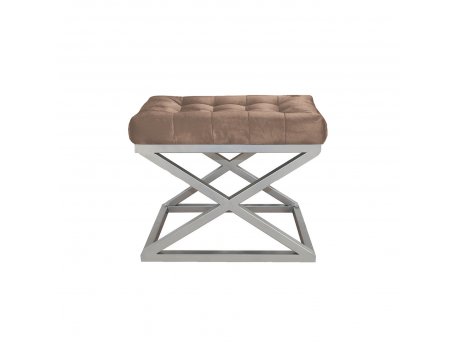 ATELIER DEL SOFA TABURE CAPRAZ SILVER BROWN