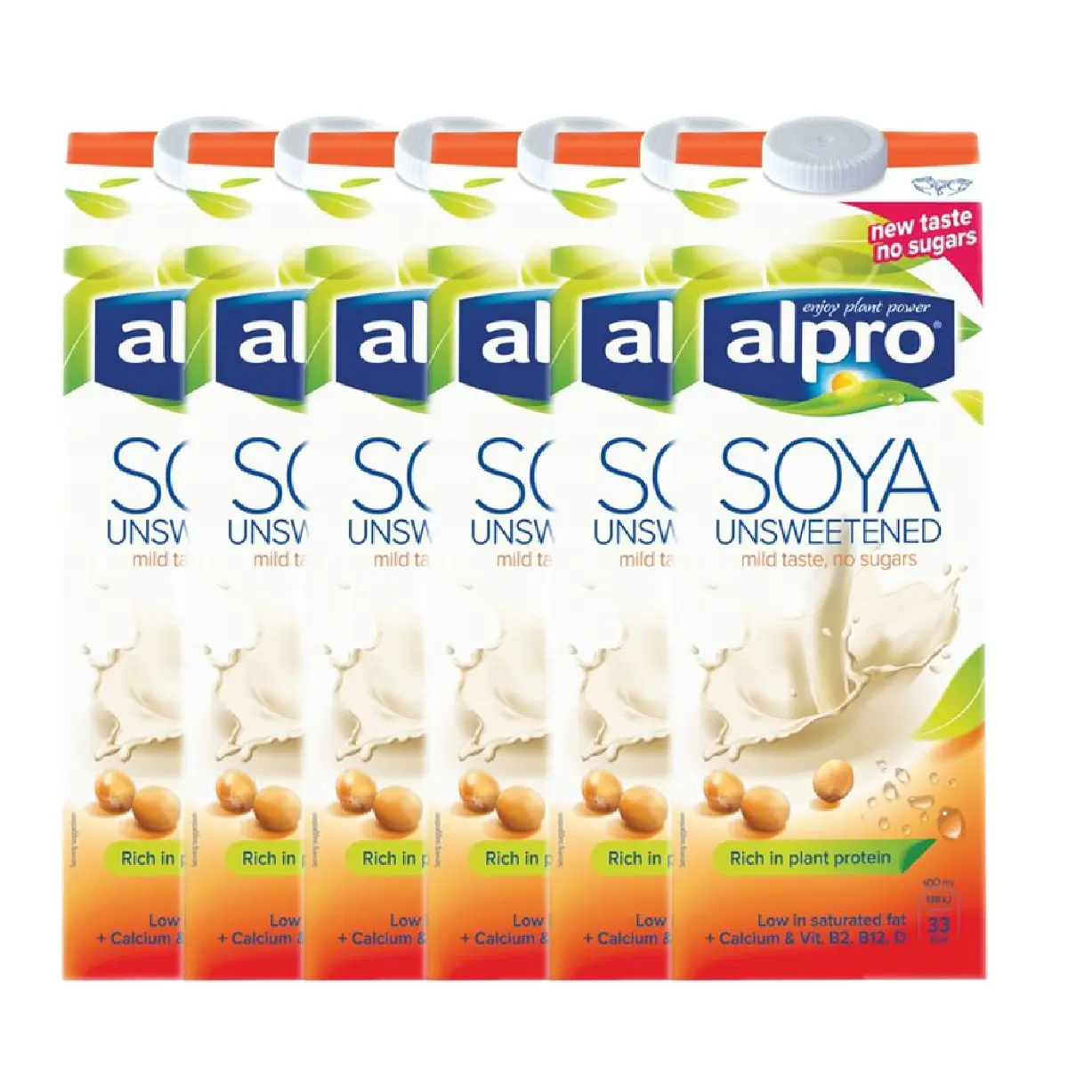 ALPRO Napitak od soje, Nezaslađen 1L, 6 Komada