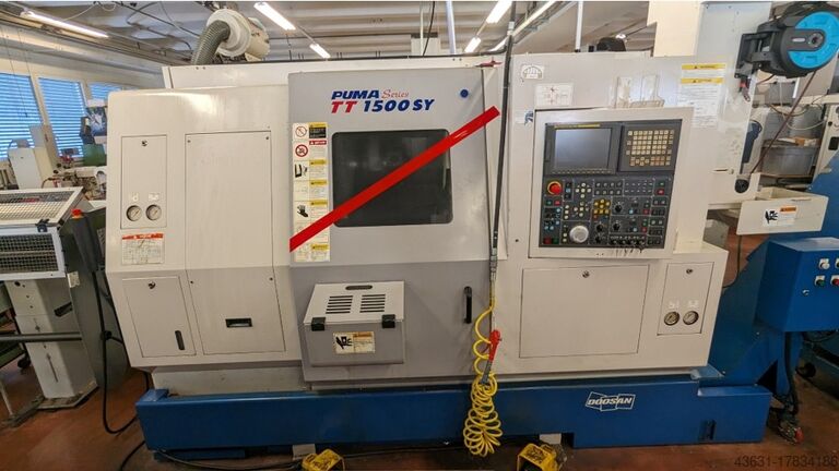 CNC centar za okretanje
Doosan Puma TT1500 SY ähnlich Deawoo, Spinner, MoriSeiki