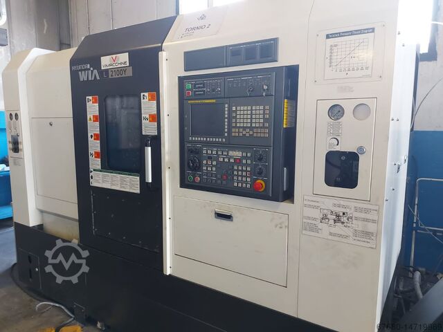 CNC letva, sa mlevenom i Y osom
Hyundai-Wia L2100Y