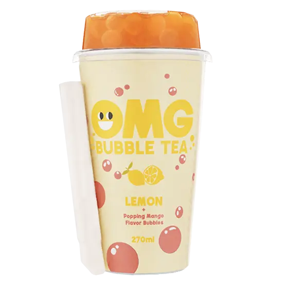 OMG BUBBLE TEA Limun sa mango bobicama, 270ml