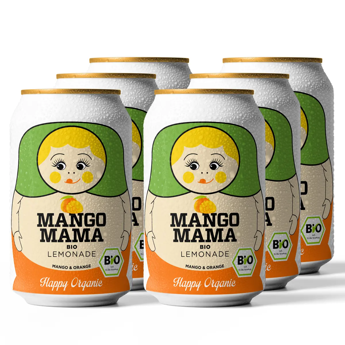 100% NATURAL Organski napitak Mango Mama limenka, 330ml, 6 komada