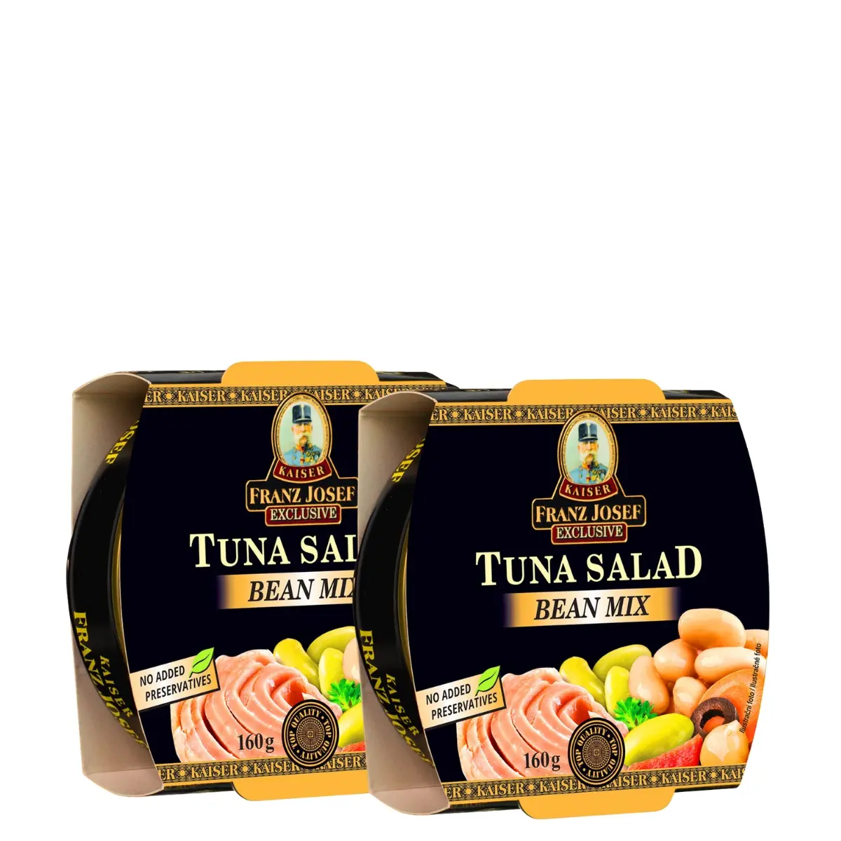 FRANZ JOSEF Tuna pasulj salata 160g, 2 komada