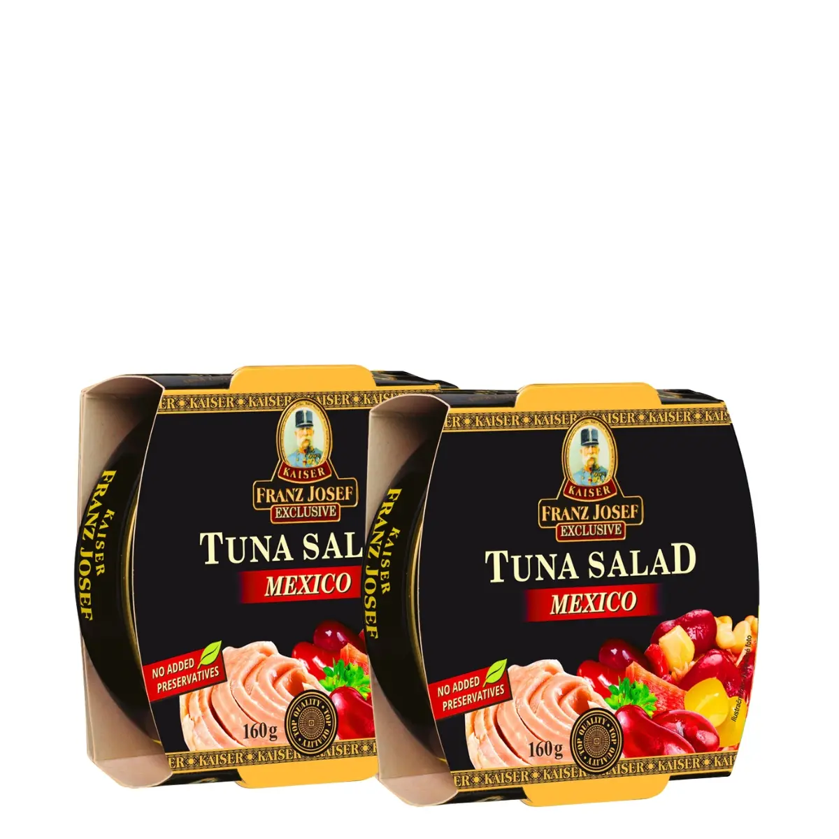 FRANZ JOSEF Tuna Meksiko salata, 160g, 2 komada