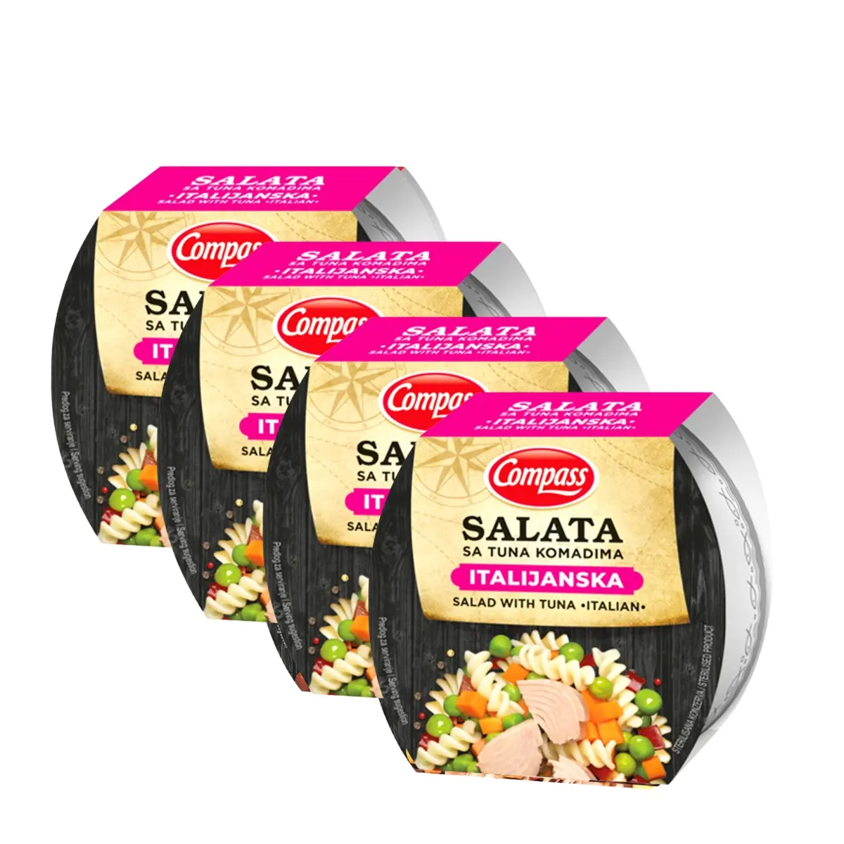 COMPASS Tuna italijanska salata, 160g, 4 komada