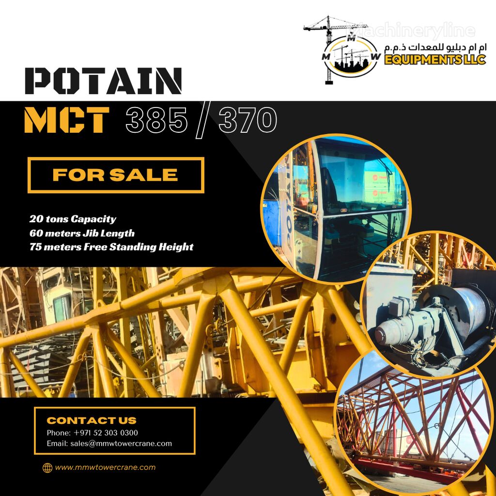 Potain MCT 385 toranjska dizalica