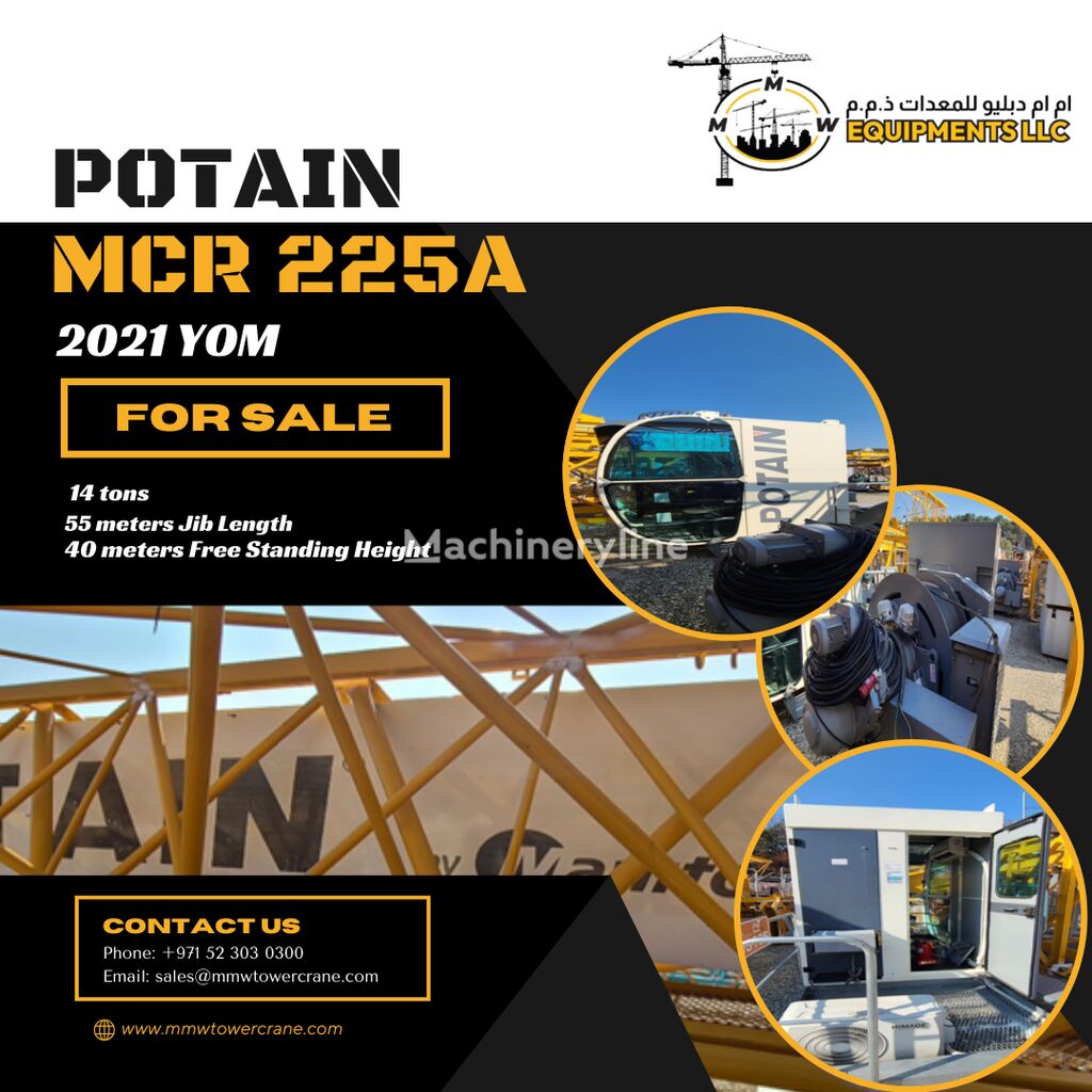 Potain MCR 225 toranjska dizalica