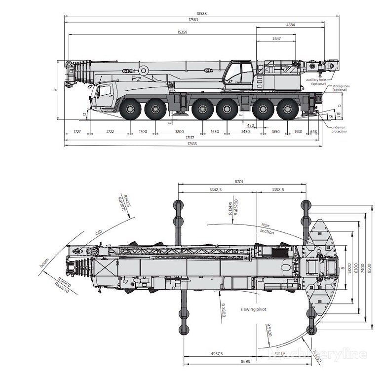 Grove GMK6300L-1 pokretna dizalica