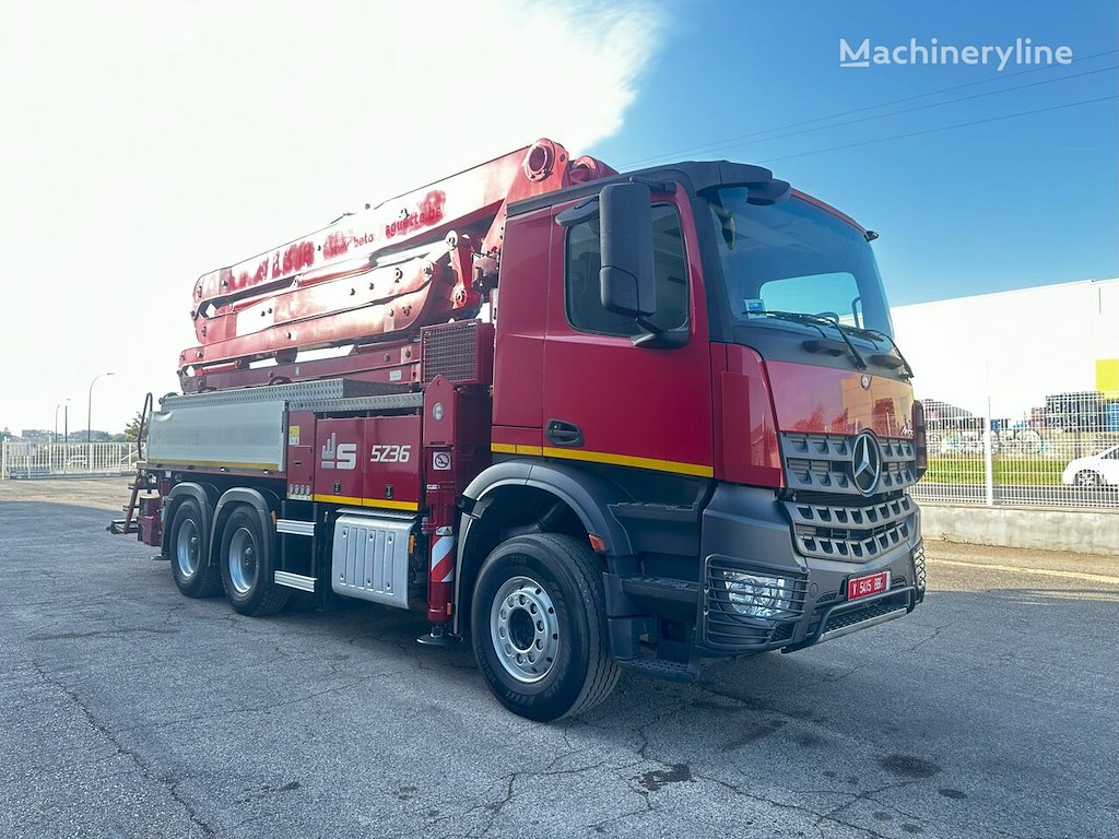 Sermac 5Z36 na šasiji Mercedes-Benz Arocs 2843 pumpa za beton