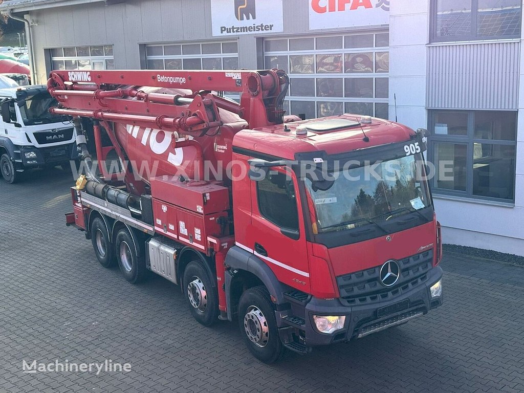 Schwing FBP na šasiji Mercedes-Benz AROCS 4246 pumpa za beton