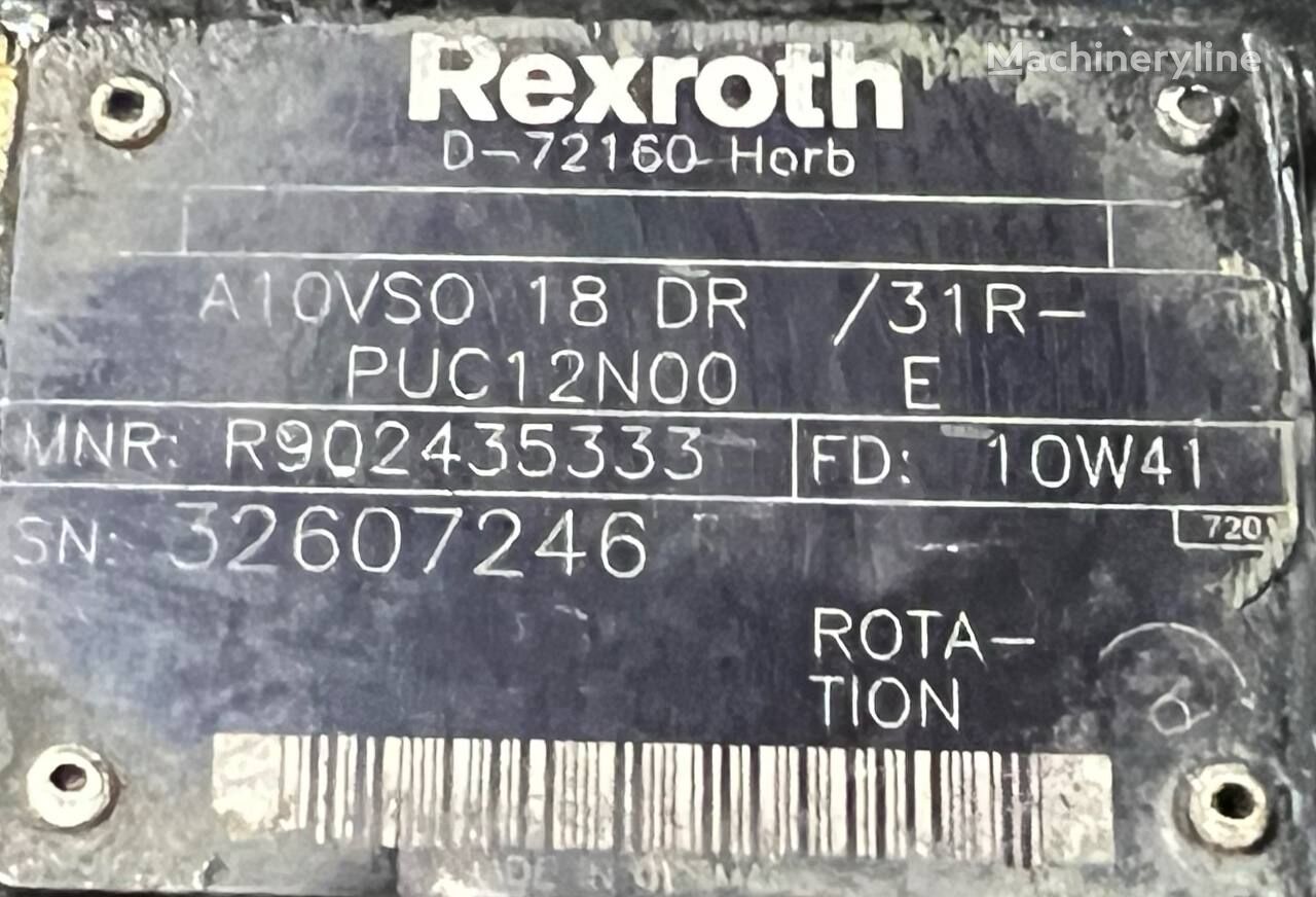 Rexroth A10VSO 18 DR / 31R-PUC12N00 E (R902435333) hidraulična pumpa