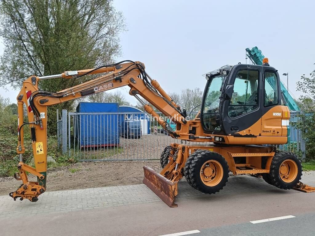 Case WX 95 10,5 ton excavator bagger +flail maaifunctie bager točkaš