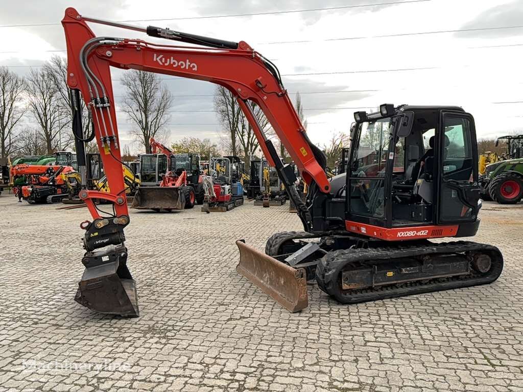 Kubota KX080-4A2 bager guseničar