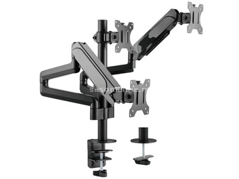 EQUIP 17"-27" Triple Monitor Desk Mount Bracket