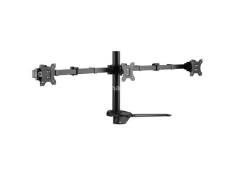 EQUIP 17"-27" Articulating Triple Monitor Tabletop Stand