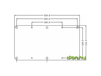 VOGELS RVS 200MM Famis-E adapter