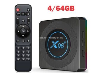 GEMBIRD Android TV box GMB-X96 X4 4/64GB