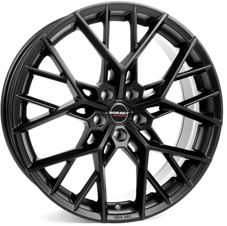 BORBETBY BLACK MATT 18x8-5/112