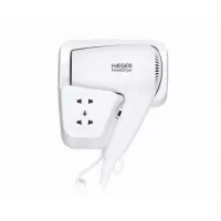 Haeger Fen sa zidnim nosačem i strujnom utičnicom 1200W HD-120.006A