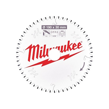 Milwaukee list testere 190x30mm 54T 4932471303